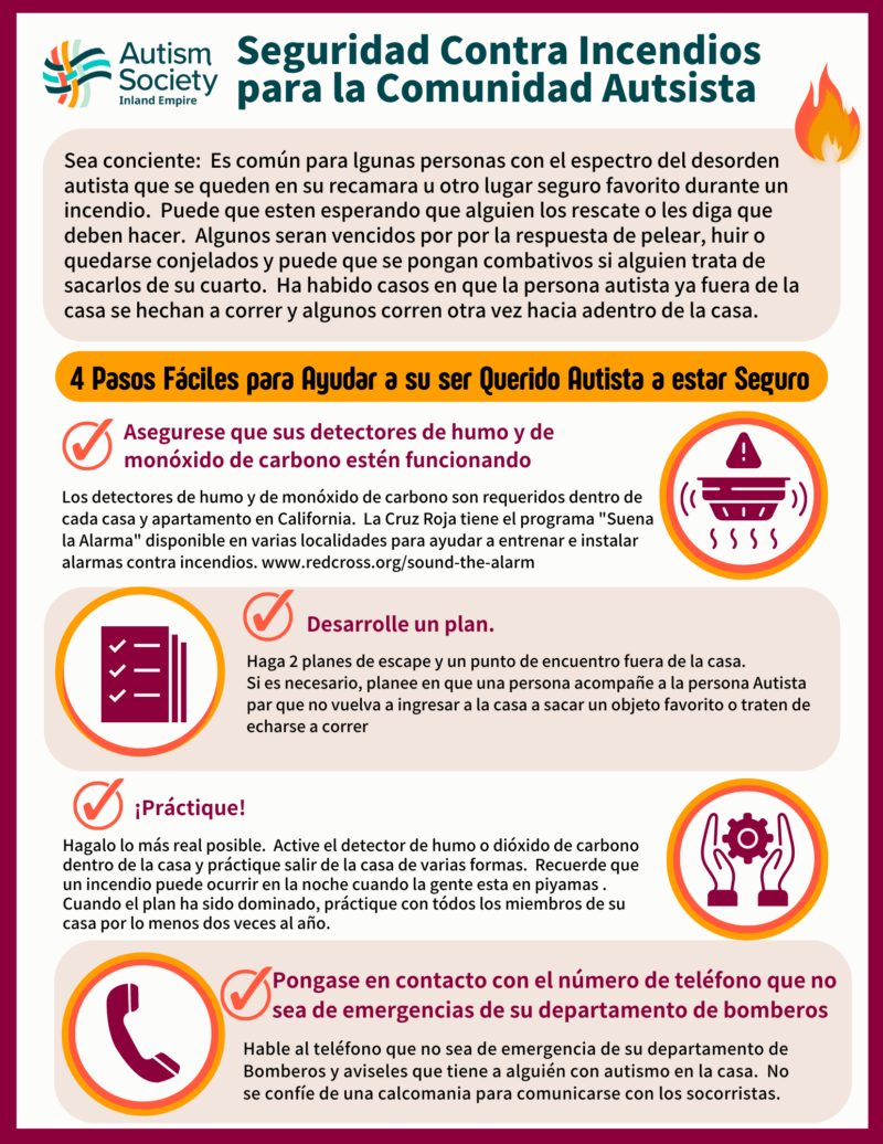 Fire Safety - Autism Society Inland Empire