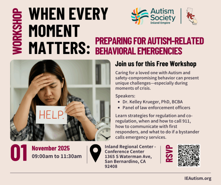 Events - Autism Society Inland Empire
